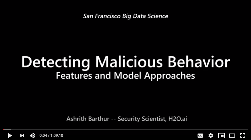 Building ML Models to Detect Malicious Behavior | H2O.ai